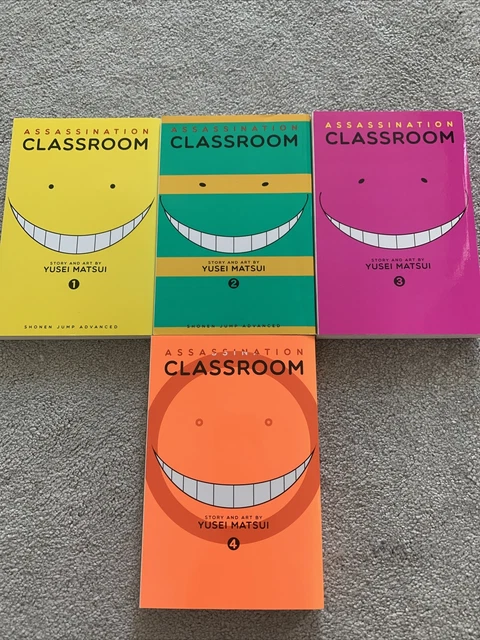 VIZ MEDIA ASSASSINATION Classroom Manga Set #1-4 Yusei Matsui Shonen ...