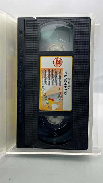RUSH HOUR 2 VHS Tape Jackie Chan Chris Tucker Action Comedy Movie ...