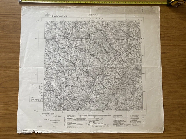 MAP MILITARY GEOGRAPHIC Institute Castin Update 1933 B £16.23 - PicClick UK