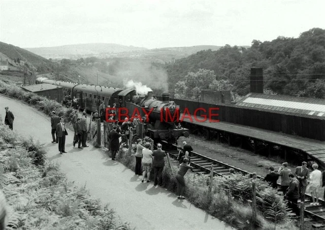 PHOTO GWR Loco No 6643 At Taff Merthyr Colliery Halt Railway Station At ...
