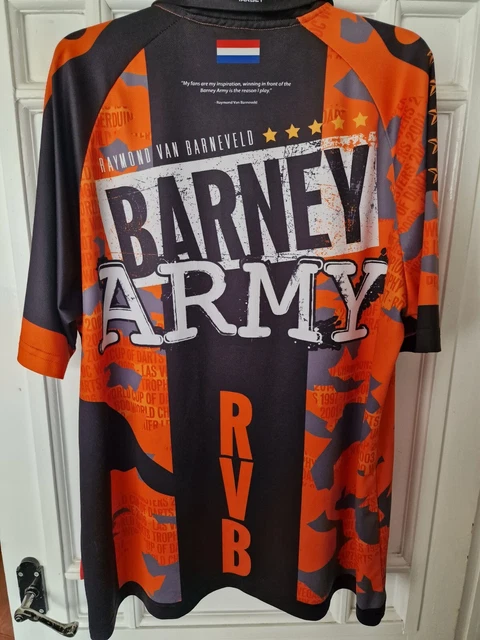 RVB BARNEY ARMY Darts Shirt Raymond Van Barneveld Target Darts Size Xxl ...