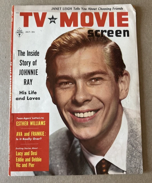 TV AND MOVIE Screen Magazine July 1955 Johnnie Ray James Dean Shirley ...
