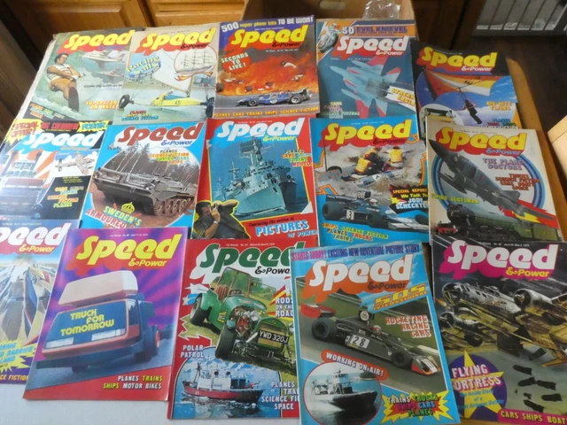 SPEED AND POWER MAGAZINE x15 VINTAGE 1970s JOB LOT NO 3 £4.99 - PicClick UK