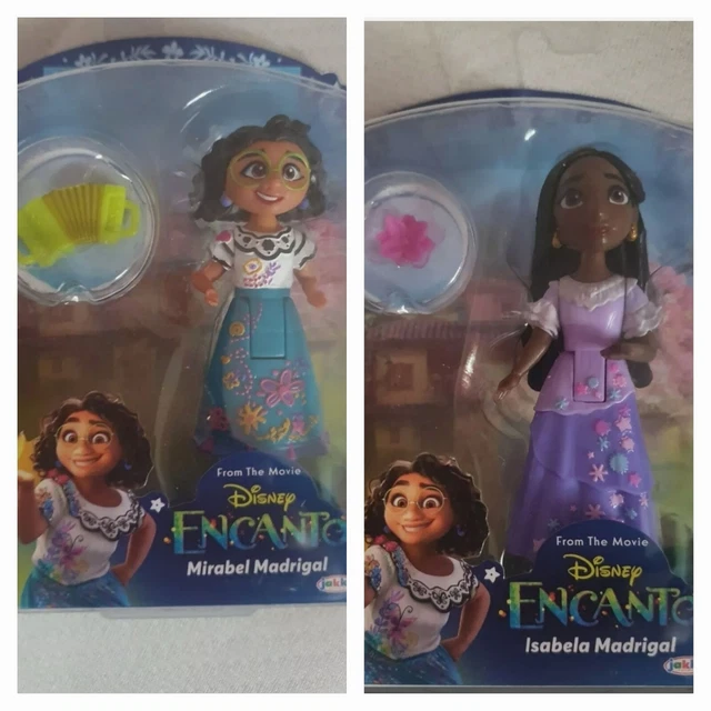 DISNEY ENCANTO MIRABEL and Isabella Madrigal 3-Inch Small Dolls ...
