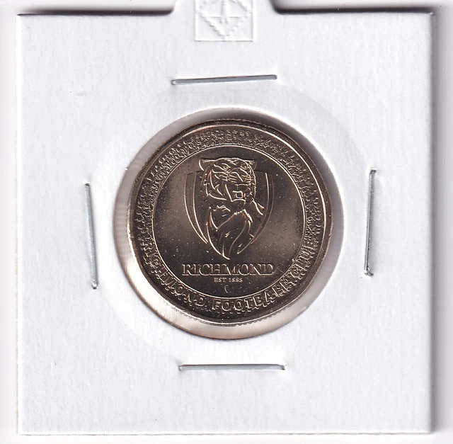 AUSTRALIAN: 2023 $1 Afl Team Richmond Tigers Unc Coin In 2X2 Holder EUR ...