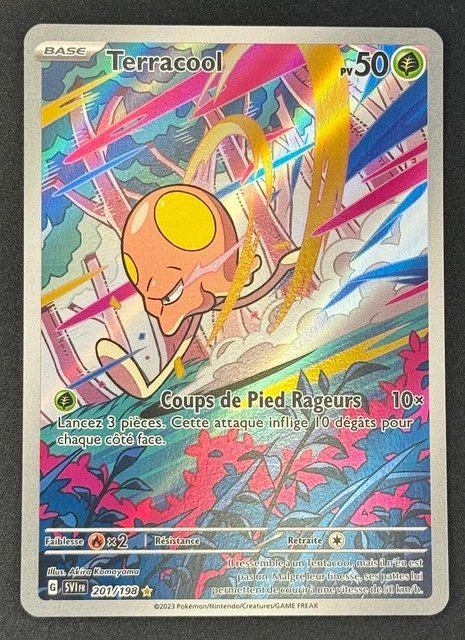 TERRACOOL 201/198 CARTE Pokemon Ecarlate Et Violet Ev01 Near-Mint/Mint ...