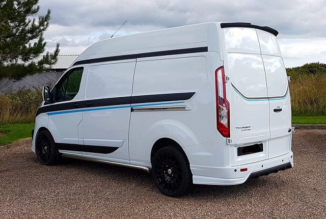 FORD TRANSIT CUSTOM 13-23 Rear Bumper Spoiler At Style £145.00 ...