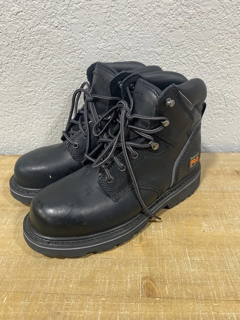 TIMBERLAND PRO MEN’S Pit Boss 6” Steel Toe Work Boots, Size 7 M $45.00 ...