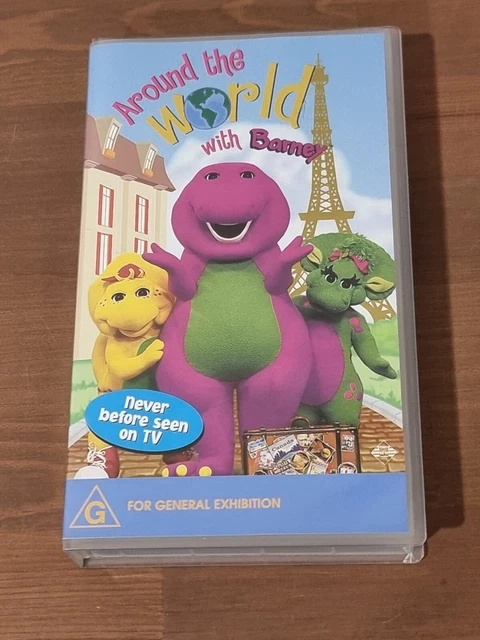 AROUND THE WORLD with Barney VHS Video Tape PAL 2001 £13.98 - PicClick UK