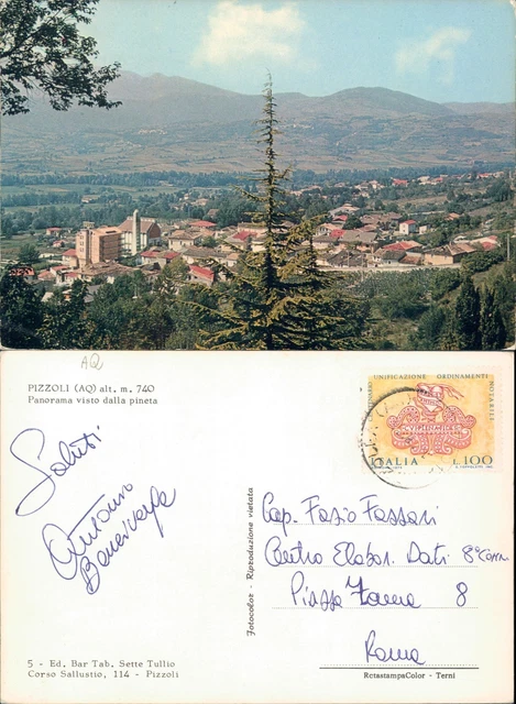 PIZZOLI IN Primo Piano *Aq(Abruzzo)F.g./Vg.n.48167 EUR 8,99 - PicClick IT