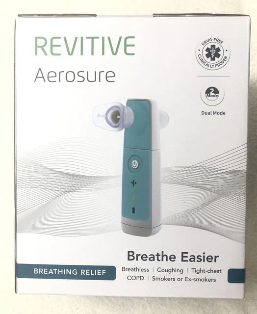 REVITIVE AEROSURE RESPIRATORY Breathing Relief Brand New Sealed In Box ...