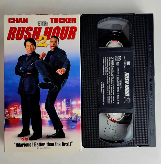 VINTAGE RUSH HOUR 2 VHS Movie (VHS, 2001) Chris Tucker Jackie Chan Nice ...