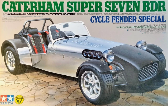 TAMIYA 1:12 CATERHAM Super Seven BDR Cycle Fender Special Model Car Kit ...