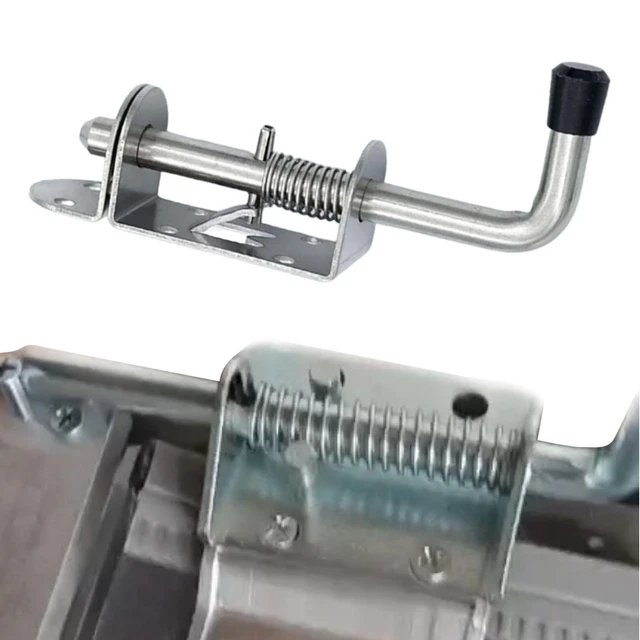 SPRING LOADED BARREL Bolt Latch Pin with Grip Sliding Door £11.24 ...