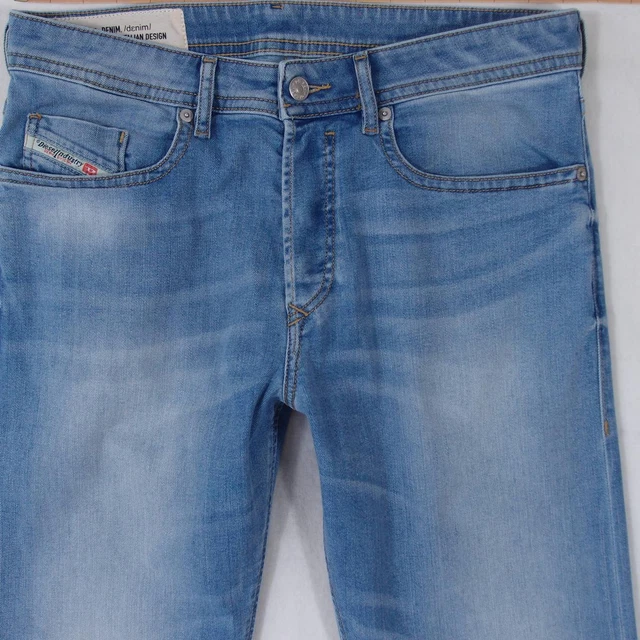 MENS DIESEL BUSTER 069MN Stretch Slim Tapered Blue Jeans W32 L34 £44.99 - PicClick UK