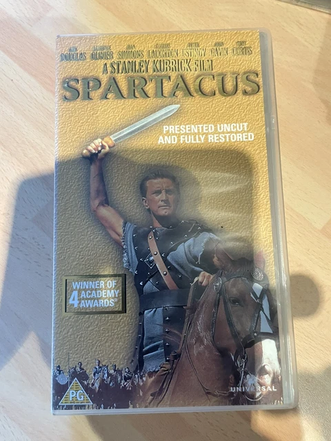 SPARTACUS VHS VIDEO cassette tape (1960) £3.31 - PicClick UK