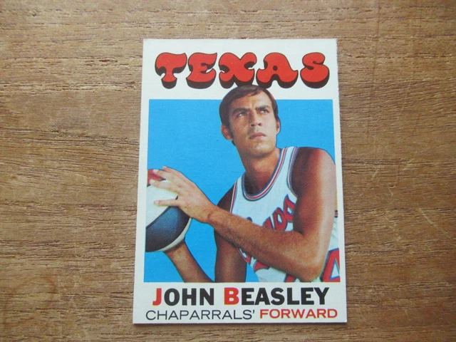 1971 TOPPS BASKET-BALL John Beasley #211 Texas Chaparrals Aba Beauté Haute Qualité EUR 5,77 ...