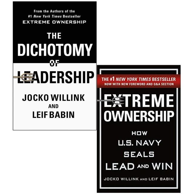 THE DICHOTOMY OF Leadership & Extreme Ownership 2 Books Collection Set ...