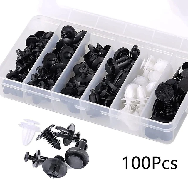 RIVETS FASTENERS AUTO Fasteners Clip Bumper Retainer Clips Plastic Push ...