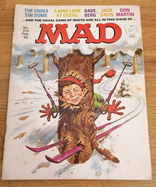 MAGAZINE - MAD Magazine UK No #214 Feb 1980 Don Martin Jack Davis Dave ...