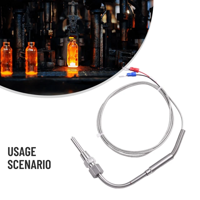 EGT TEMPERATURE PROBE with Fiberglass Insulation and Stainless Steel ...