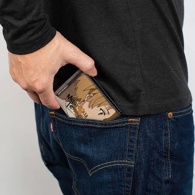 BUCKLE-DOWN MUSHOKU TENSEI Jobless Reincarnation Wallet, Bifold ...