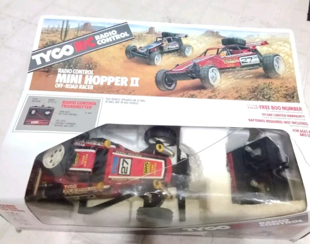 VINTAGE TYCO MINI Hopper II Radio Controlled R/C Car Off Road Racer ...