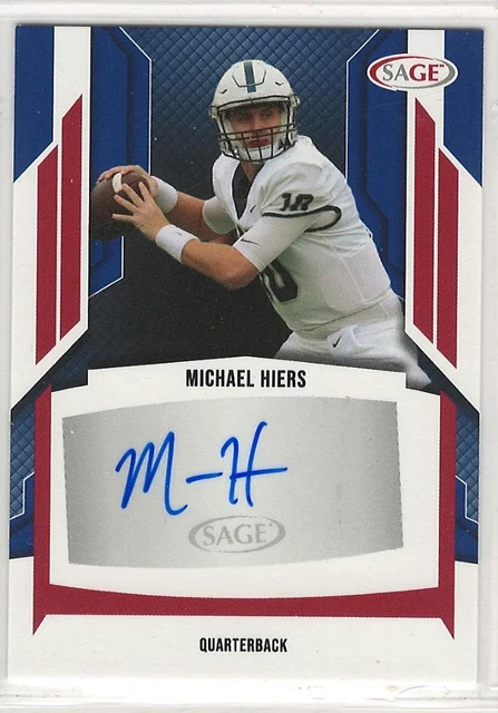 MICHAEL HIERS 2024 Rosso Savia Autografo Parallelo # A-MH Auto Samford ...
