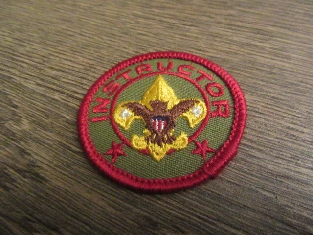 INSTRUCTOR 1960'S CLEAR Plastic Back Position Patch IN5 $4.95 - PicClick