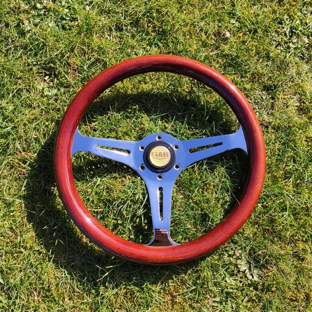 GENUINE GAB SPORTS 350mm Wooden Steering Wheel | Nardi | Momo ...