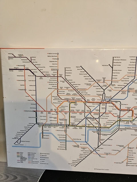 LONDON UNDERGROUND JIGSAW puzzle 1000 pcs Tube Map 2017 TFL Transport ...