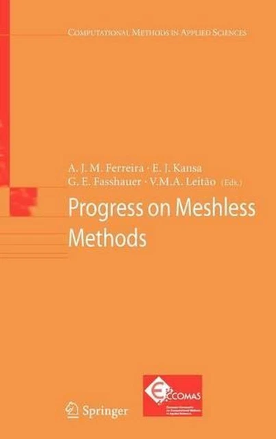 PROGRESS ON MESHLESS Methods par Antonio J.M. Livre à couverture rigide ...