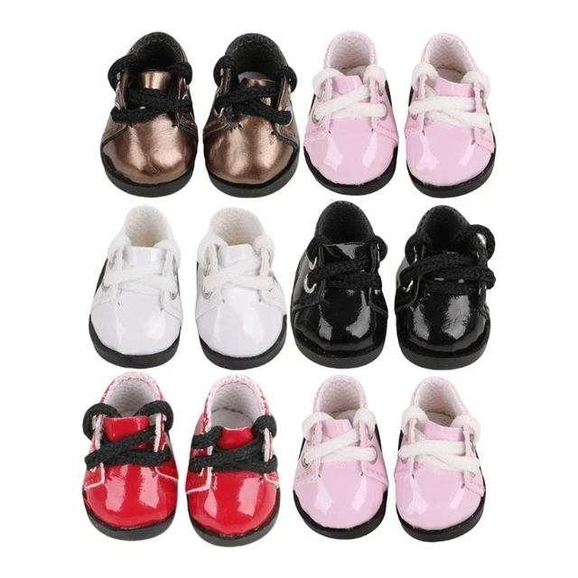 HALF DOZEN GLOSSY Doll Footwear 17Cm Size PVC Footwear Color Variations ...