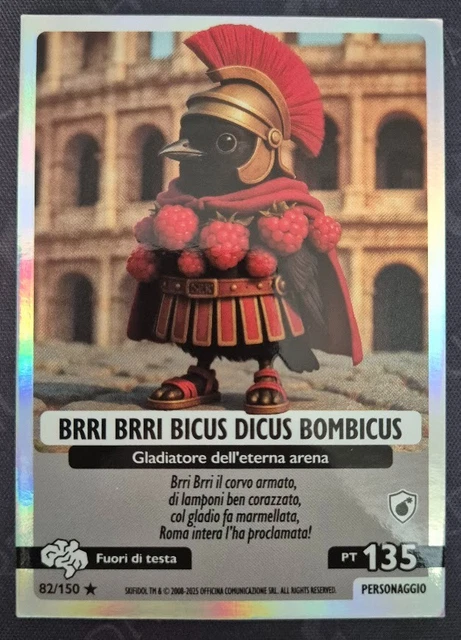 SKIFIDOL ITALIAN BRAINROT Brri Brri Bicus Dicus Bombicus 82/150 Trading ...