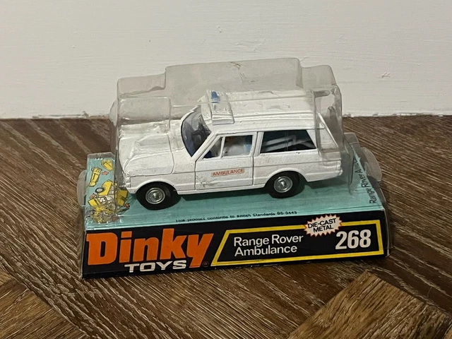DINKY TOYS #268 Range Rover Ambulance White In Bubble Pack £19.99 ...