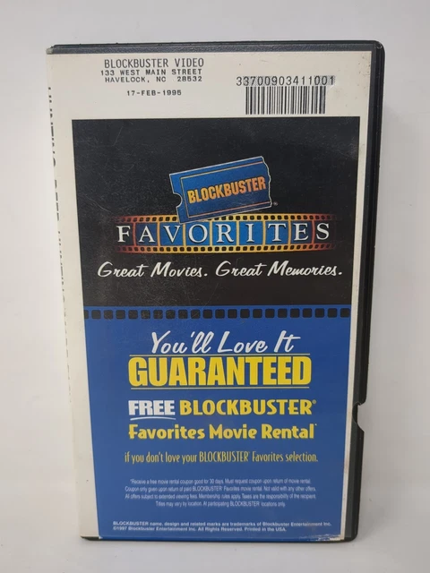 BLOCKBUSTER VHS CLAM Shell Case 1990s 90s VTG 1995 Deer Hunting ...