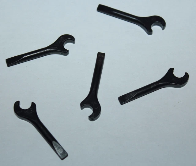 5 CLÈS LEGO Minifig Tool Spanner Wrench 4006/set 1590 4610 6363 7134 ...
