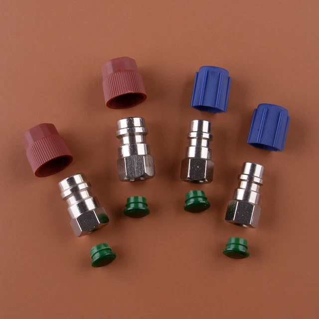 R12 TO R-134A R12 System Retrofit Conversion Adapter Fittings Kit 3/16 ...