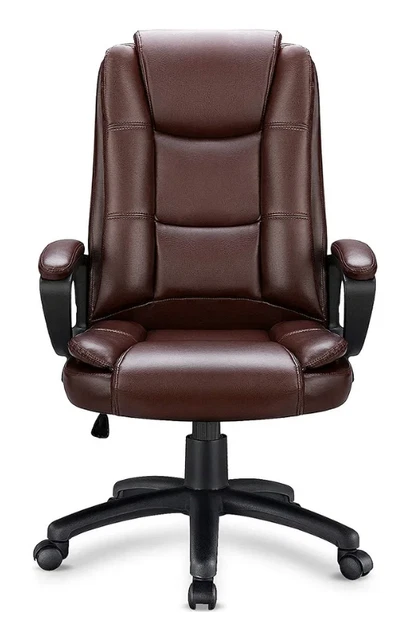 OFFICE CHAIR ERGONOMIC Adjustable Executive Leather High Back Computer ...