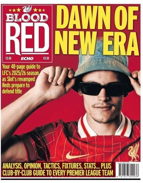 LIVERPOOL ECHO BLOOD Red - Pre-Season Guide 2025/26 £10.99 - PicClick UK