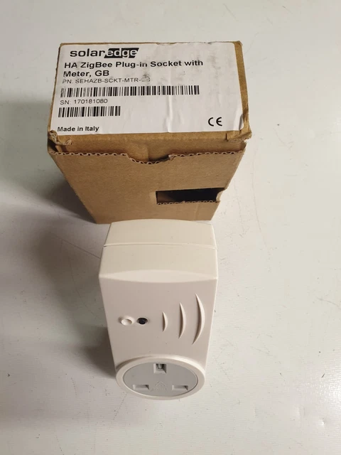 SOLAREDGE HA ZIGBEE Plug-in Socket With Meter, GB £65.00 - PicClick UK