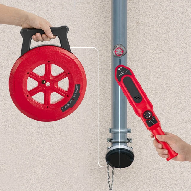 PIPE LOCATORS PIPE Blockage Detector 30M 100ft Diagnostic-tool Scanner ...