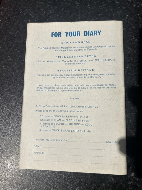 VINTAGE BEAUTIFUL BRITONS Men’s Magazine No. 208 March 1973 £8.00 ...