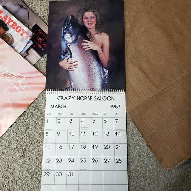 RARE CRAZY HORSE Saloon Showgirls De 1986 Et 1987 17-Month Calendrier Alaska Ak EUR 165,13 ...