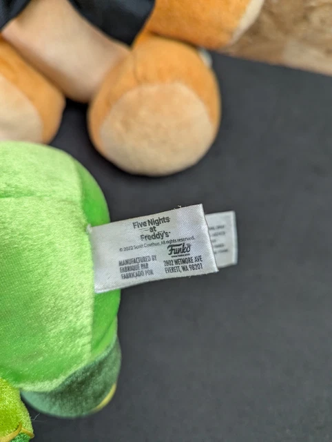 FNAF FIVE NIGHTS Freddy's System Error Bonnie Radioactive Foxy Plush ...