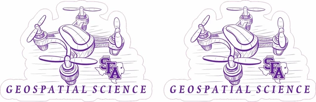 STICKERTALK OFFICIAL LICENSED SFA Geospatial Science Stickers, 3 inches ...