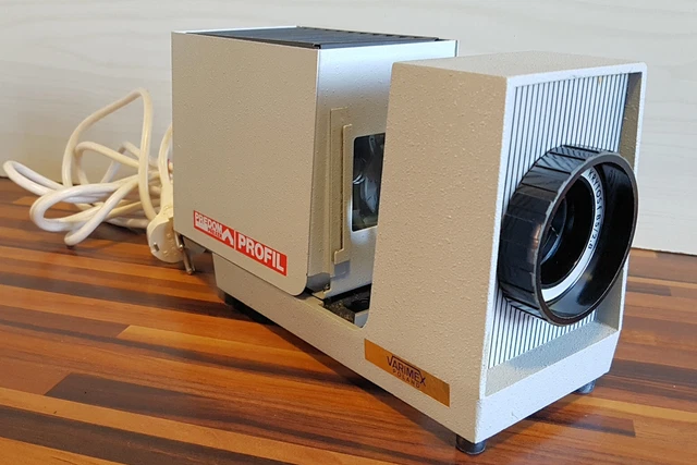 DDR VARIMEX DIA Projektor Predom Prexer Profil Poland mit 18 Rollfilmen ...