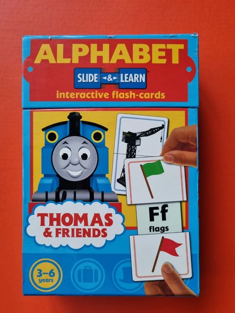 THOMAS THE TANK engine Thomas & Friends Alphabet: Slide and Learn Cards ...