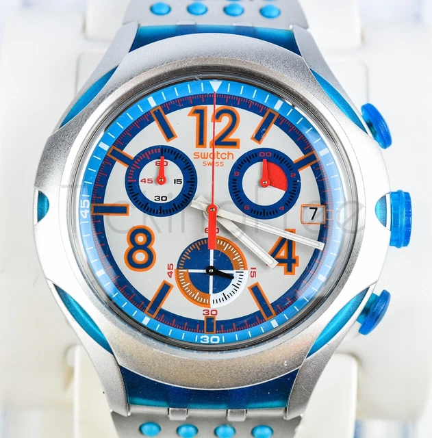 SWATCH IRONY CHRONO 2015 - YYS4007AG - 16 DOTS - X LITE - New £96.91 ...