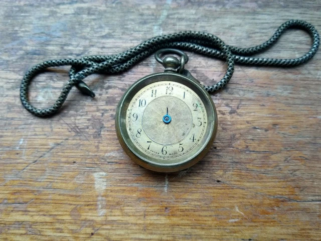IVY POCKET WATCH Brass 869585 Swiss Trade Mark £7.99 - PicClick UK